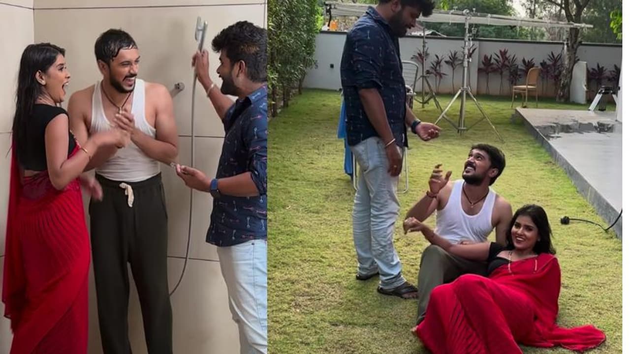 Yajamana Serial Bathroom Scene Shooting: ಬಾತ್‌ರೂಂ ರೊಮ್ಯಾನ್ಸ್ ಶೂಟ್ ...