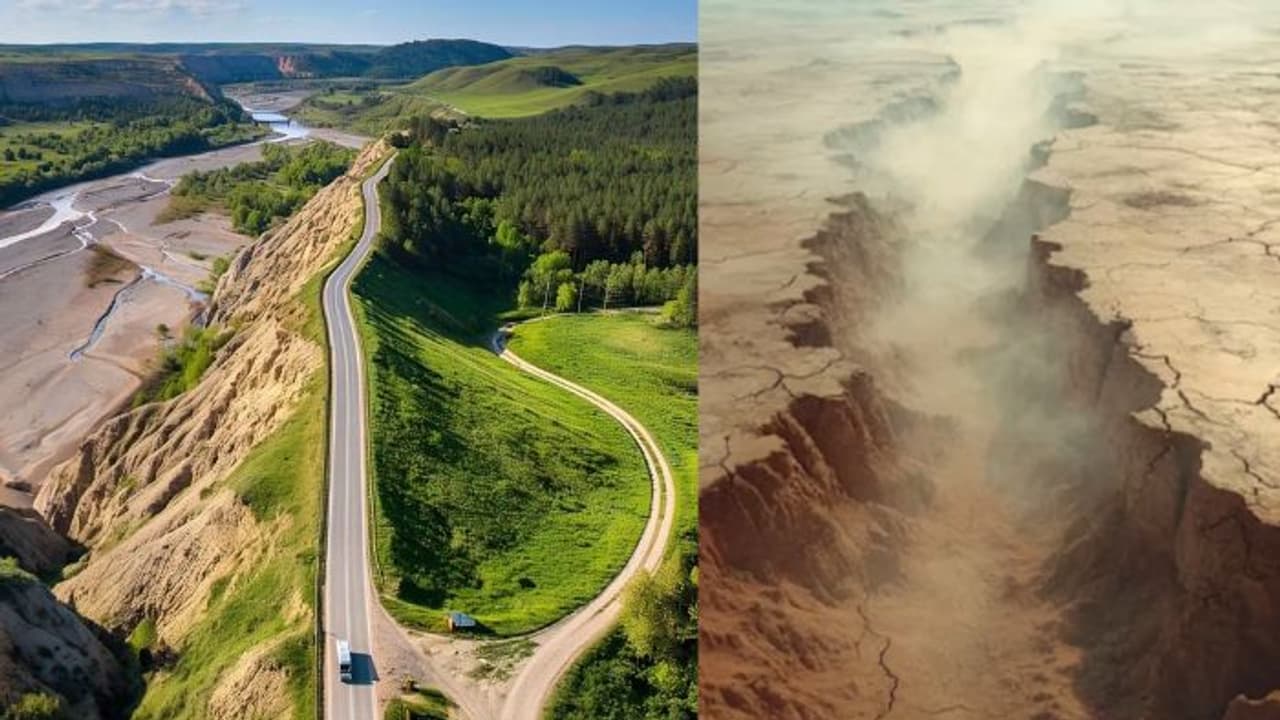 India Splitting Tectonic Shifts ಎರಡು ಭಾಗಗಳಾಗಿ ವಿಂಗಡನೆಯಾಗ್ತಿದೆ ಭಾರತದ ...