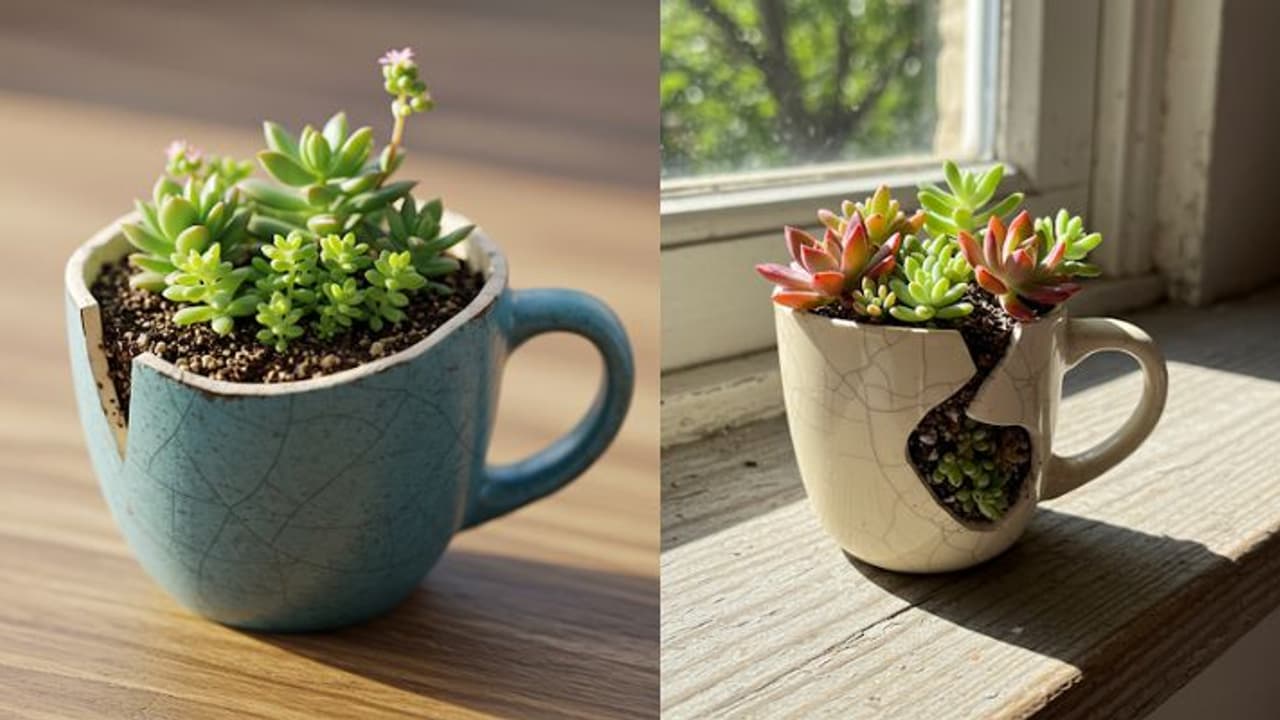 DIY Coffee Mug Planters: Grow Colourful Flowers and Decorate Your Home ...