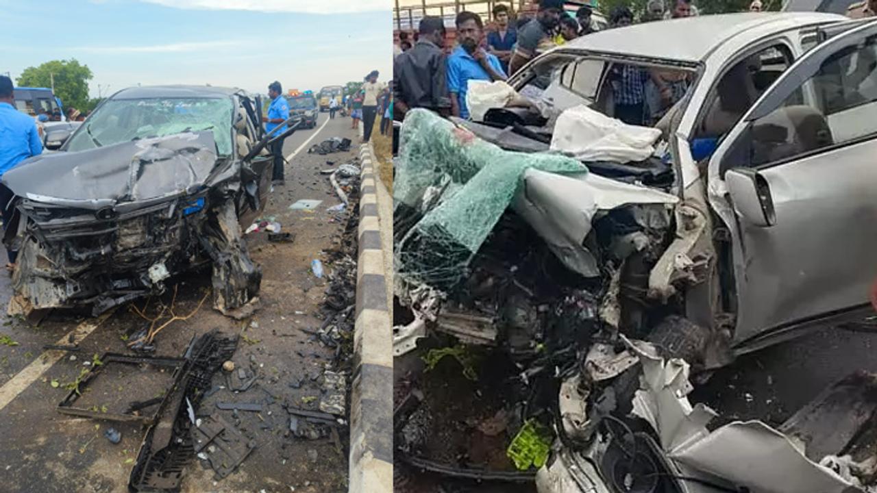 120 கி.மீ. வேகத்தில் இன்னோவா கார்! விபத்து நடந்தது எப்படி? | 120 Km ...