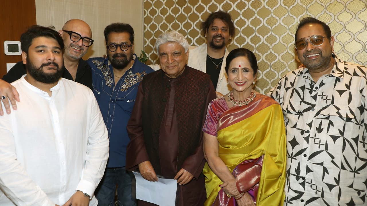 Javed Akhtar and others Launched Goongoonalo App | Javed Akhtar Shankar ...
