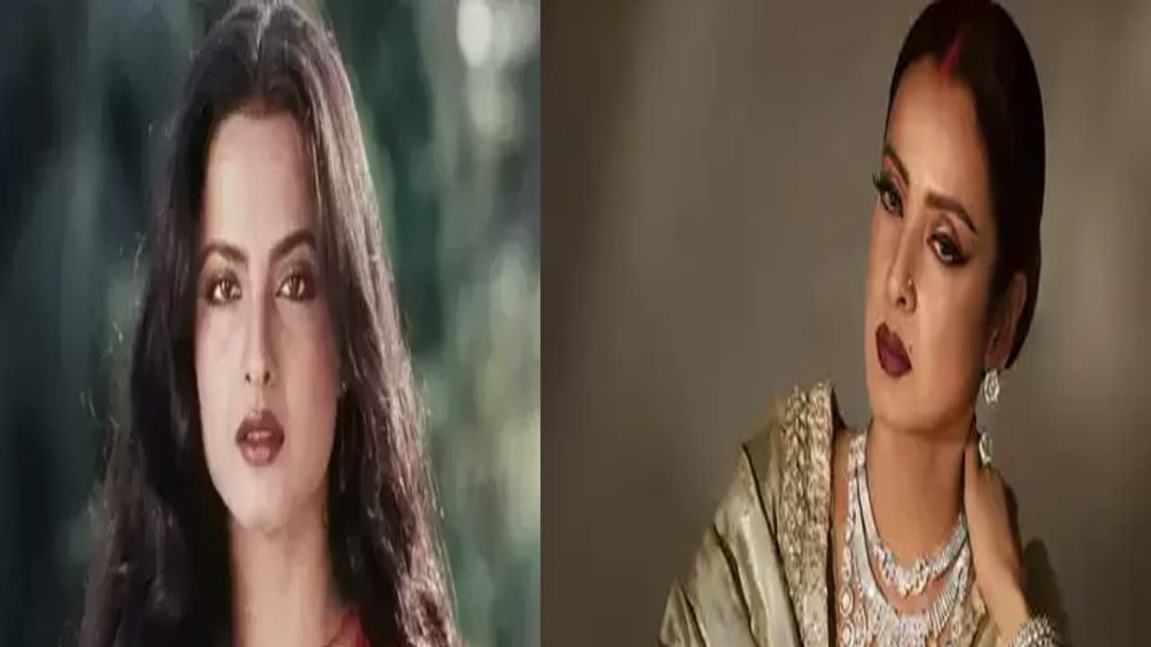 रेखा ने अनजाने शख्स से की थी शादी | Rekha Untold Story Actress And Mukesh Aggarwal Relationship ...