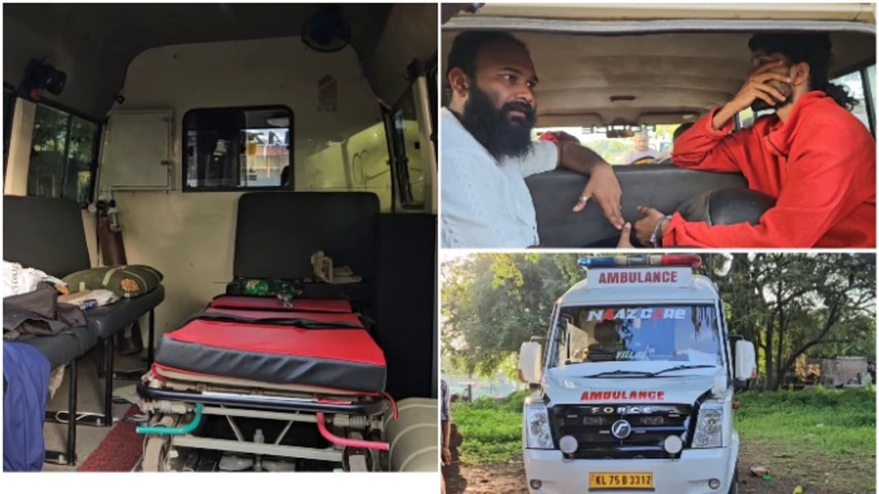 Parked ambulance with no patient inside found something else ചേറ്റുവ ...