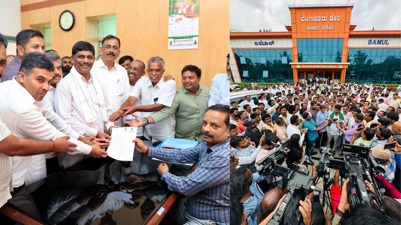 DK Suresh Files Nomination for BAMUL Director Post | ಬಮೂಲ್ ನಿರ್ದೇಶಕ ...