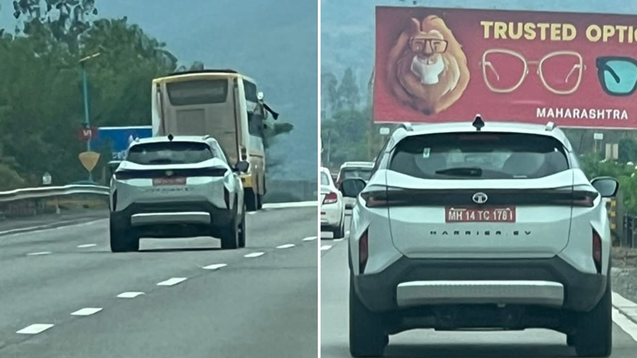 Tata Harrier EV to debut June 3: Final testing reveals charging port ...