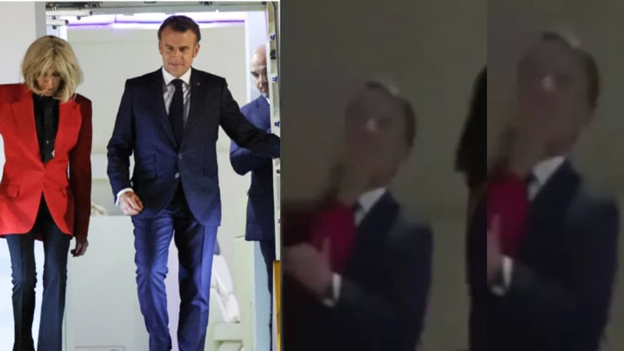 Hand of the Kremlin? Russia’s foreign ministry mocks Macron over viral ...