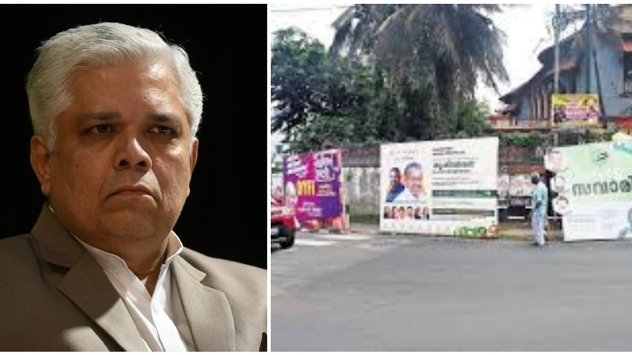 justice devan ramachandran slam kerala government on flex board ഫ്ലക്സ് ...