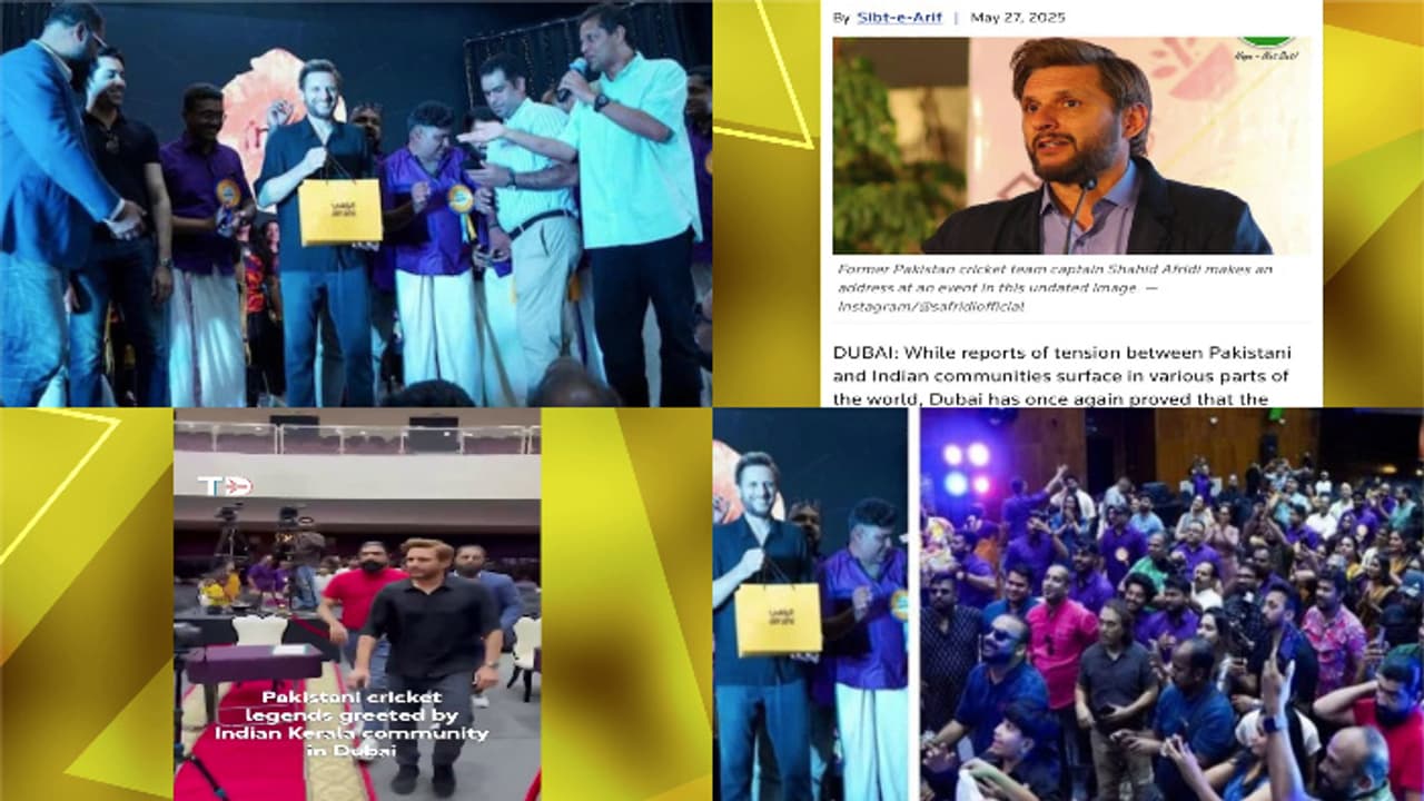 'Shahid Afridi and Umar Gul were not invited': Kerala community event organisers in Dubai ...
