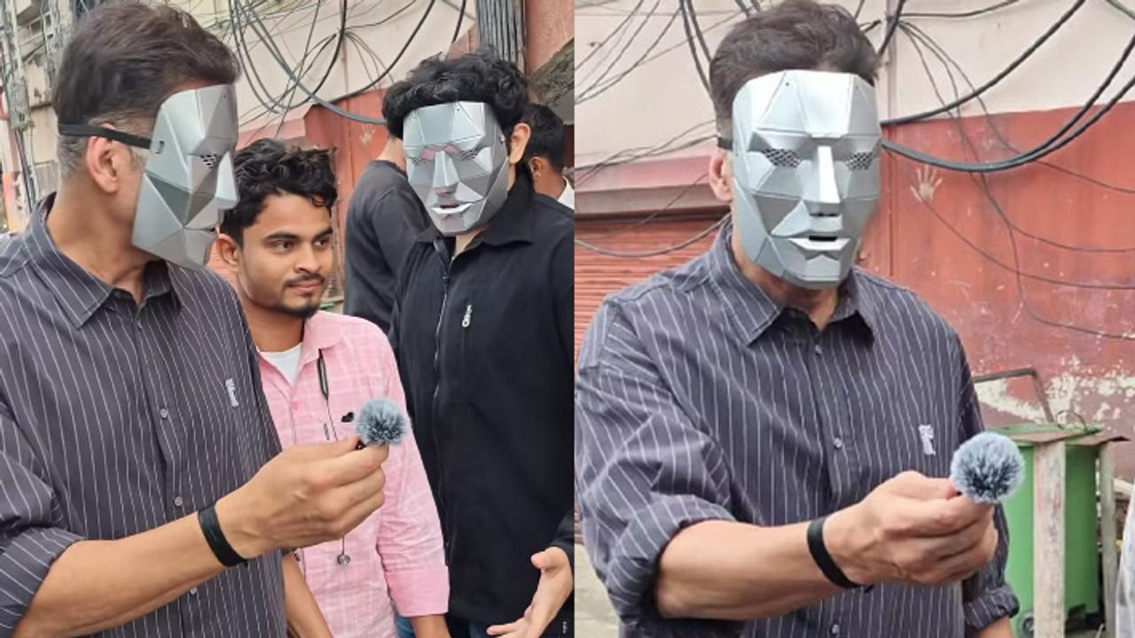 Akshay Kumar wears Killer Mask, interviews fans outside theater after ...