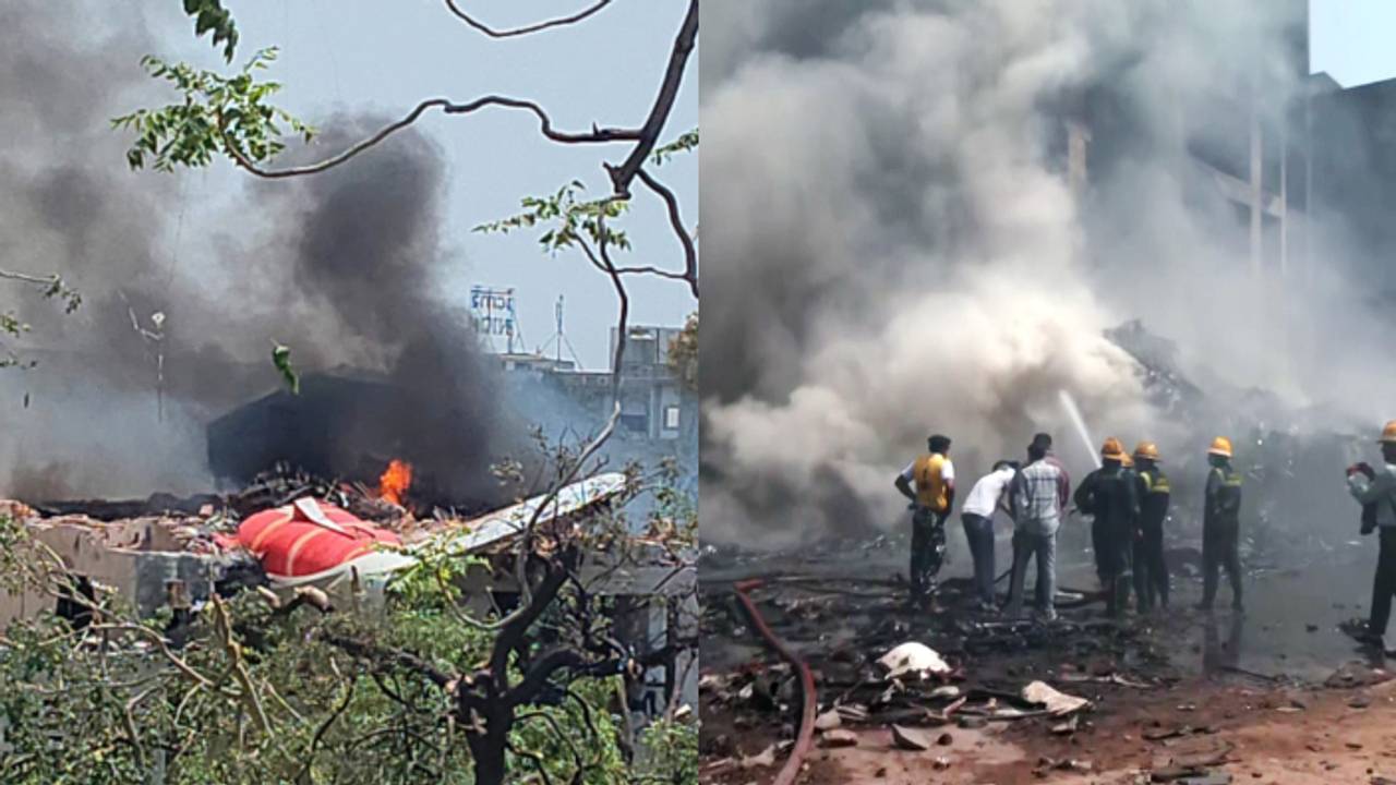 Eyewitness recalls Ahmedabad plane crash horror 'വിമാന അവശിഷ്ടങ്ങളും ചിതറിക്കിടക്കുന്ന ...
