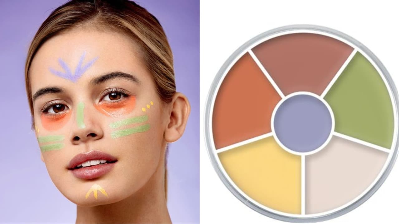 पर्पल, ग्रीन या ऑरेंज, चेहरे पर कलर करेक्टर करेक्शन कैसे करें? यहां ...