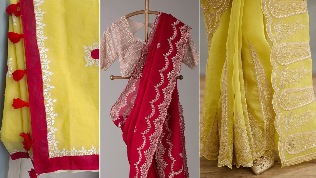 Saree Embroidery Designs: बनारसी हो या ऑर्गेजा, हर साड़ी पर जमेगी ये 5 ...