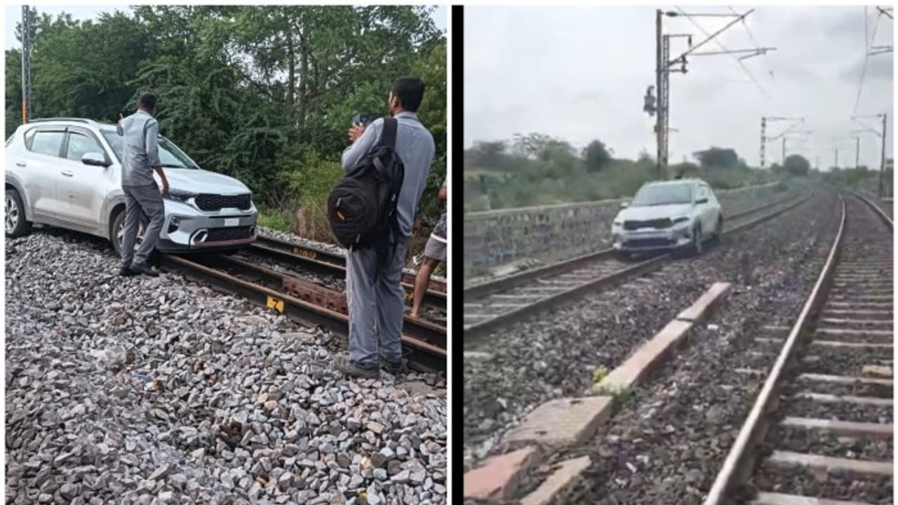 Jobless, distressed Hyderabad techie drives car onto railway tracks for ...
