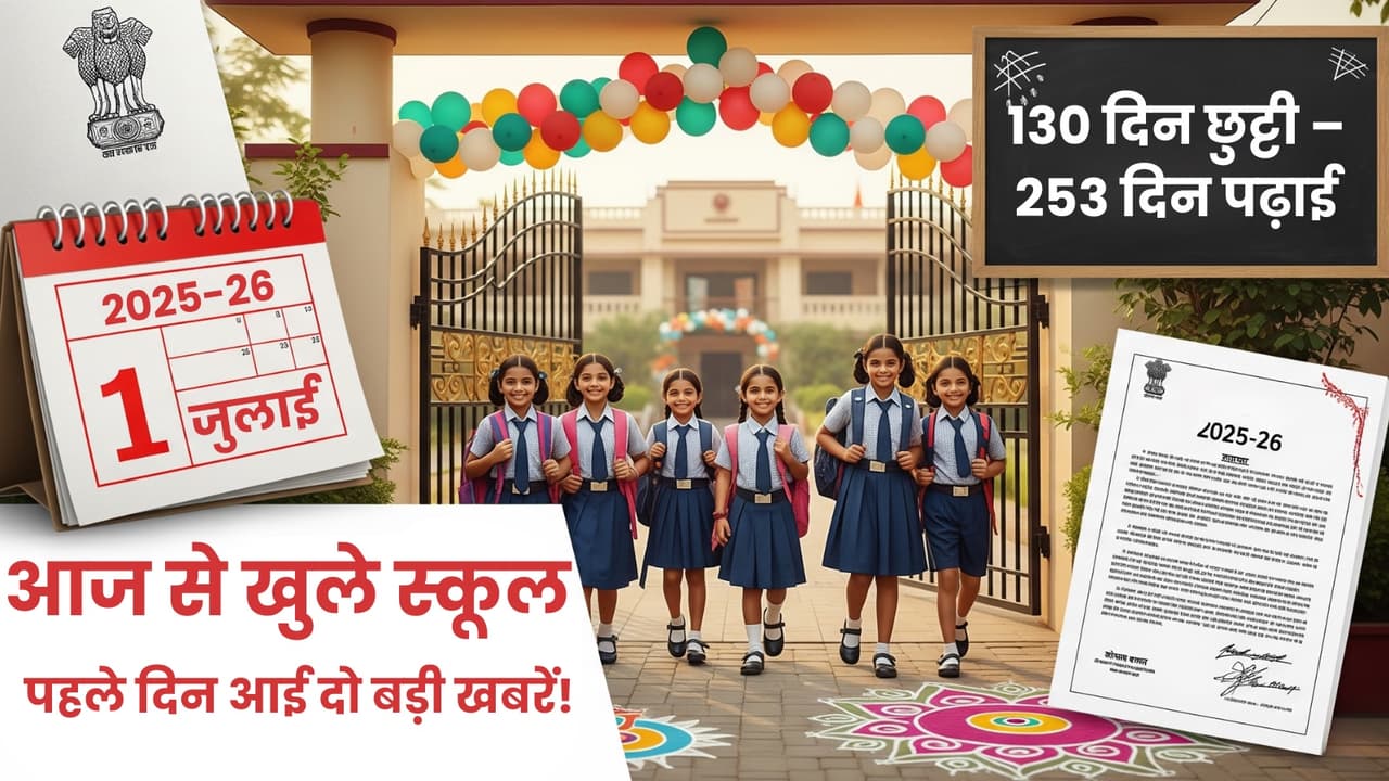 Schools Open Today : पहले दिन ही बच्चों के लिए आई 2 गुड न्यूज, खुशी से ...