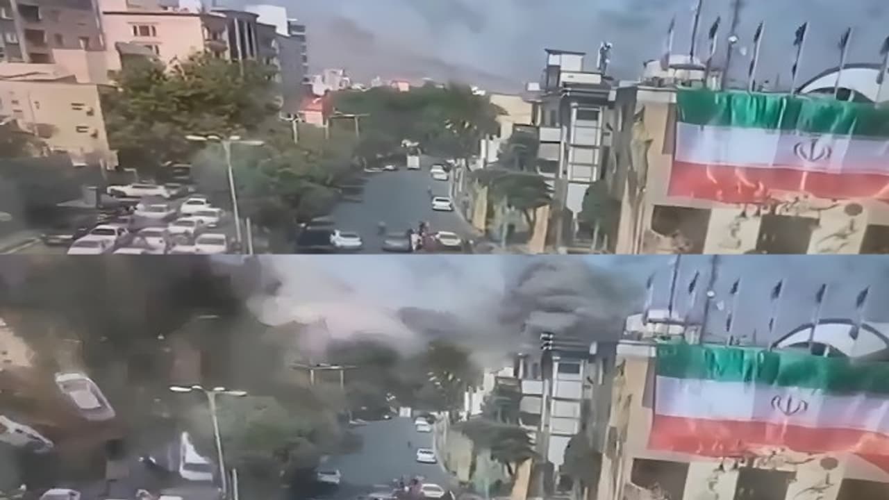 Cars tossed sky-high during Operation Rising Lion strikes against ...