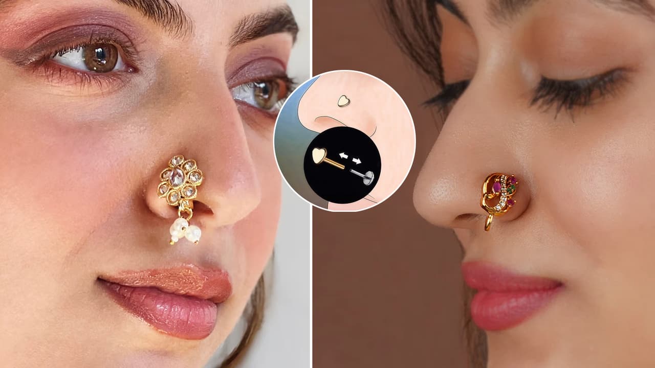 Nose Pin Removal Tips: नोज पिन फंस जाए तो कैसे निकालें? | How To Remove ...