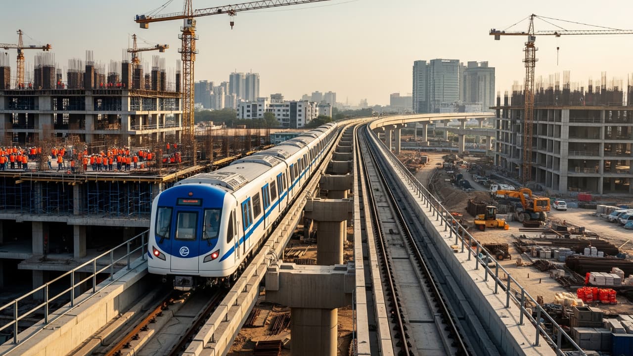 Pune Metro Line 3 Update: अब ट्रायल रन शुरू, जानिए कहां तक पहुंचा काम ...