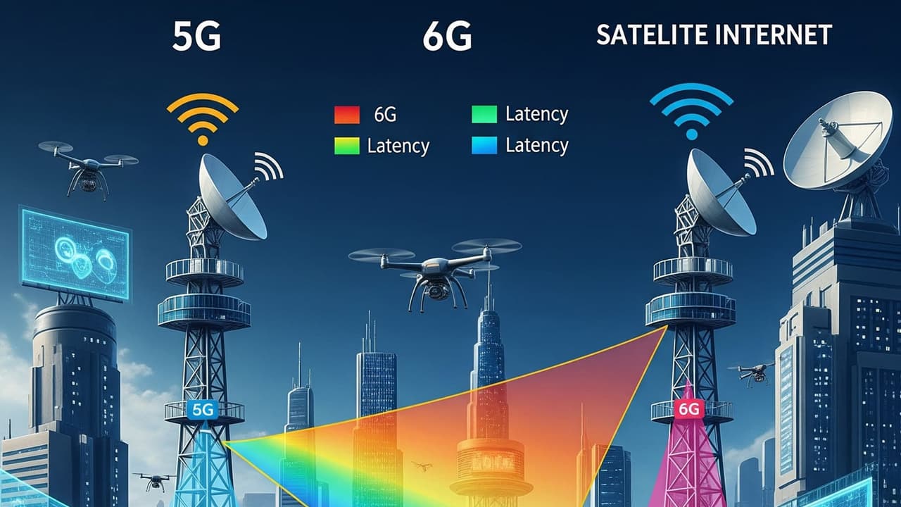5 मिनट में जानिए 5G, 6G और Satellite Internet में क्या फर्क है? | Asianet News Hindi