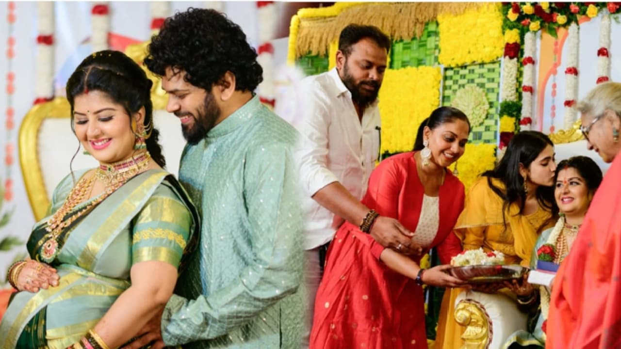 'ಲಕ್ಷ್ಮೀ ನಿವಾಸ' ಧಾರಾವಾಹಿ ನಟ ಅಜಯ್‌ ರಾಜ್‌ ಪತ್ನಿ ಪದ್ಮಿನಿ ದೇವನಹಳ್ಳಿ ಸೀಮಂತದ ...