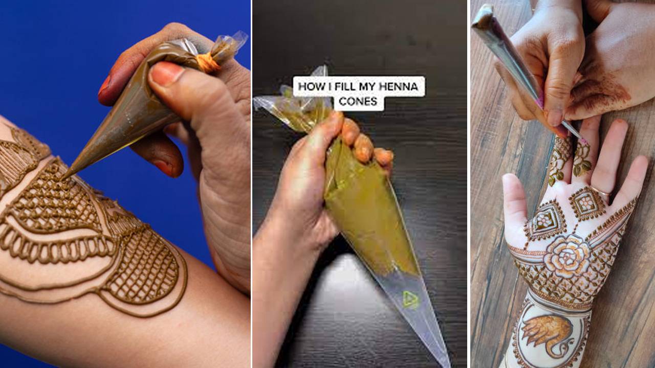 Mehndi Cone DIY: मेहंदी कोन बनाने के 3 हैक्स, बिना खर्चे के एक चीज ...