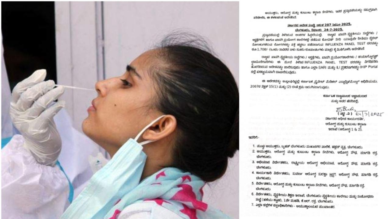 Karnataka Government Caps Influenza Panel Test at ₹1,700 in Private ...