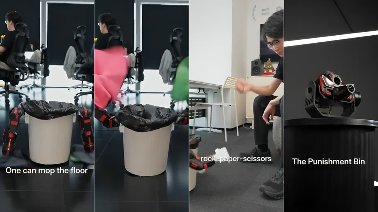 This is No 'Trash Talk': These Robot Bins Catch, Clean and Joke With You (WATCH) | Asianet Newsable