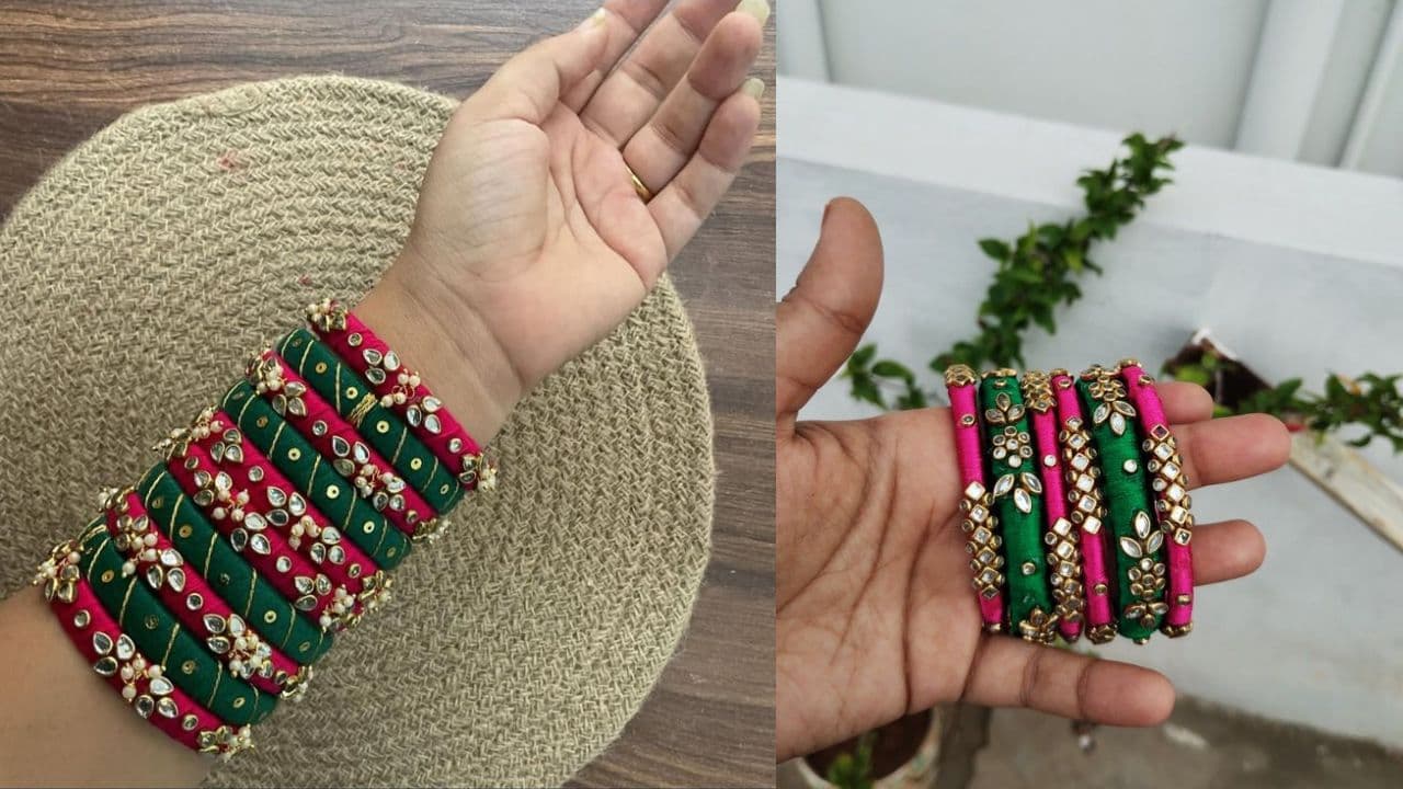 Bangle Design For Rakhi: हाथ नहीं लगेंगे खाली, राखी में साड़ी-सूट संग ...