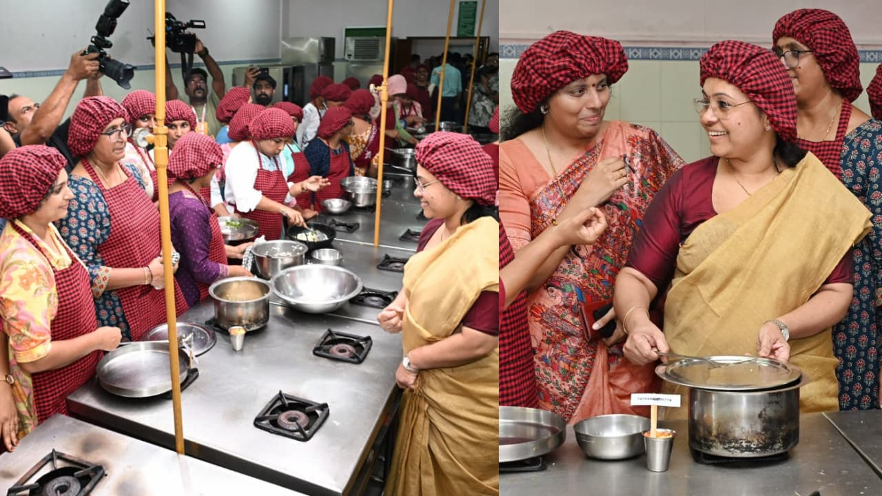 നല്ല ടേസ്റ്റുണ്ട് ! അങ്കണവാടിയിലെ ബിരിയാണി സൂപ്പറാ, രുചിച്ച് നോക്കി ...