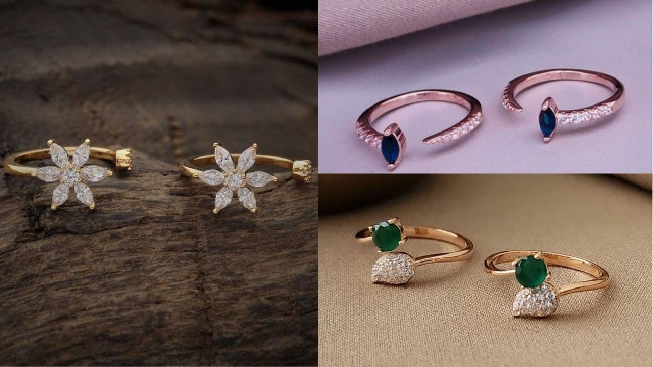 Golden Toe Ring: हरतालिका तीज पर पांव भी चमकेंगे सोने से, पहनें गोल्डन बिछिया के फैंसी डिजाइन ...