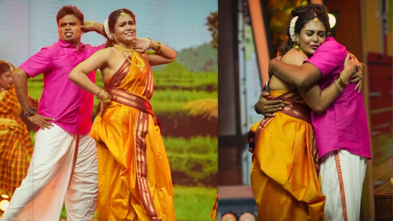 Koomapatty Thanga Pandi and Chandini Prakash Dance : கூமா பட்டியானுக்கு ...