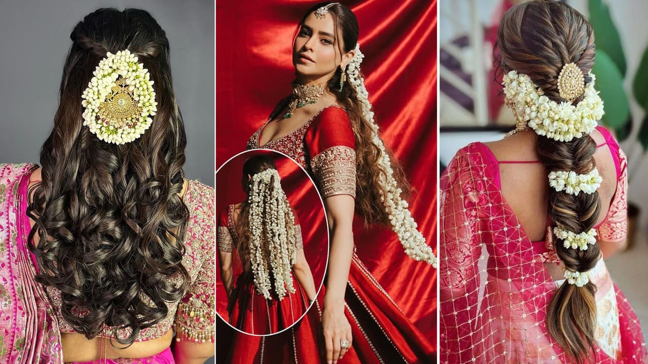 Gajra Hairstyle Ideas: सिंपल 5 गजरा हेयरस्टाइल, गणपति पूजा में लगेंगी ...