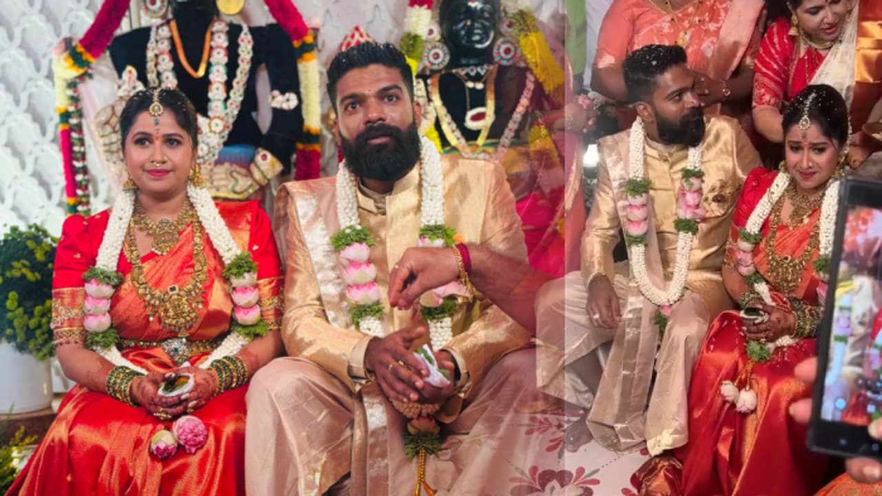 Popular Kannada TV Anchor Anushree Gets Married to Roshan Near Bengaluru; Wedding Pics Go Viral ...