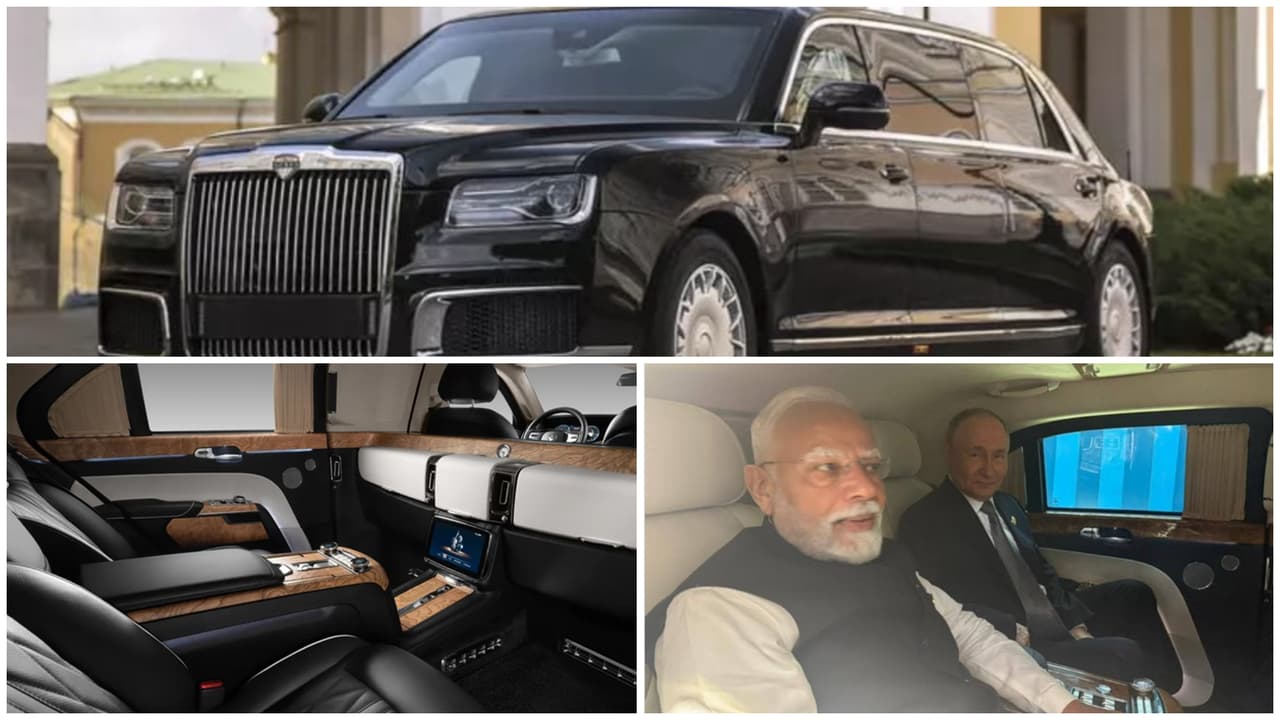 Aurus Senat Car: कितनी खास है पुतिन की कार, जिसमें बैठकर 45 मिनट घूमे पीएम मोदी | What Is Aurus ...