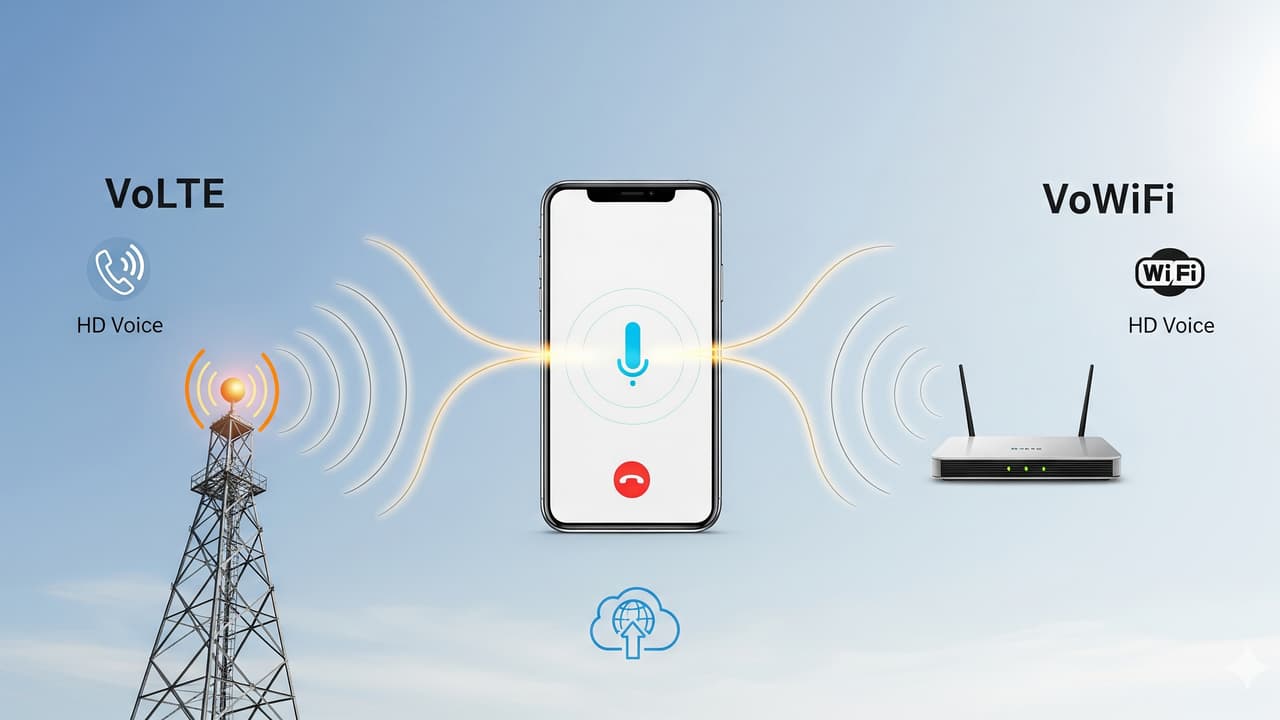Learn the difference between VoLTE and VoWiFi, two modern technologies ...