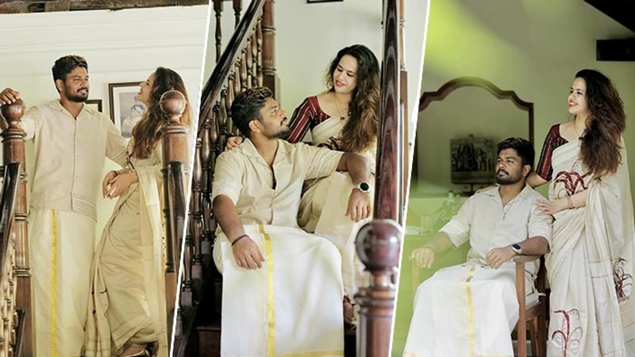 Onam 2025: Sanju Samson and His Wife Charulatha's Thiruvonam ...