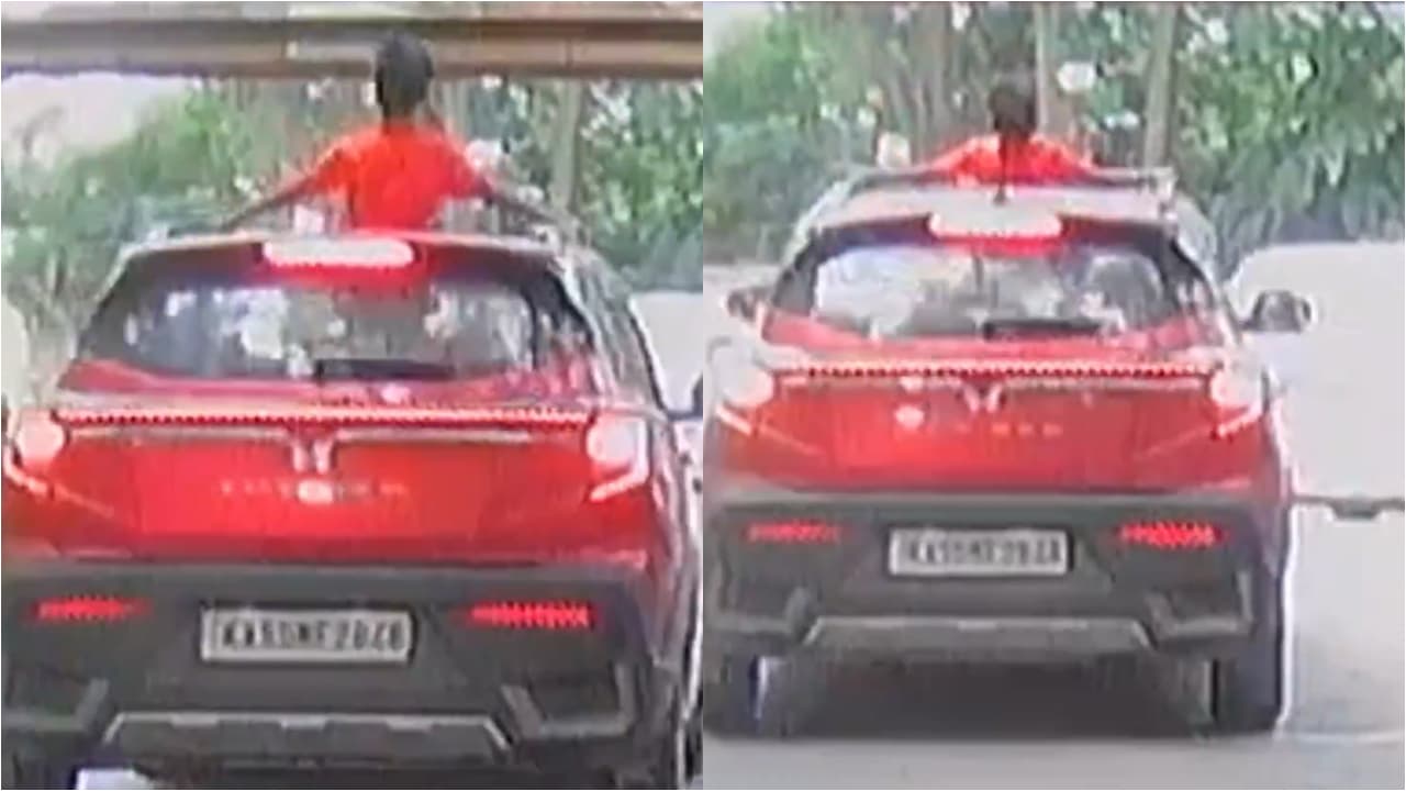 Bengaluru Boy Hits Head on Car Sunroof Video Goes Viral (Watch ...
