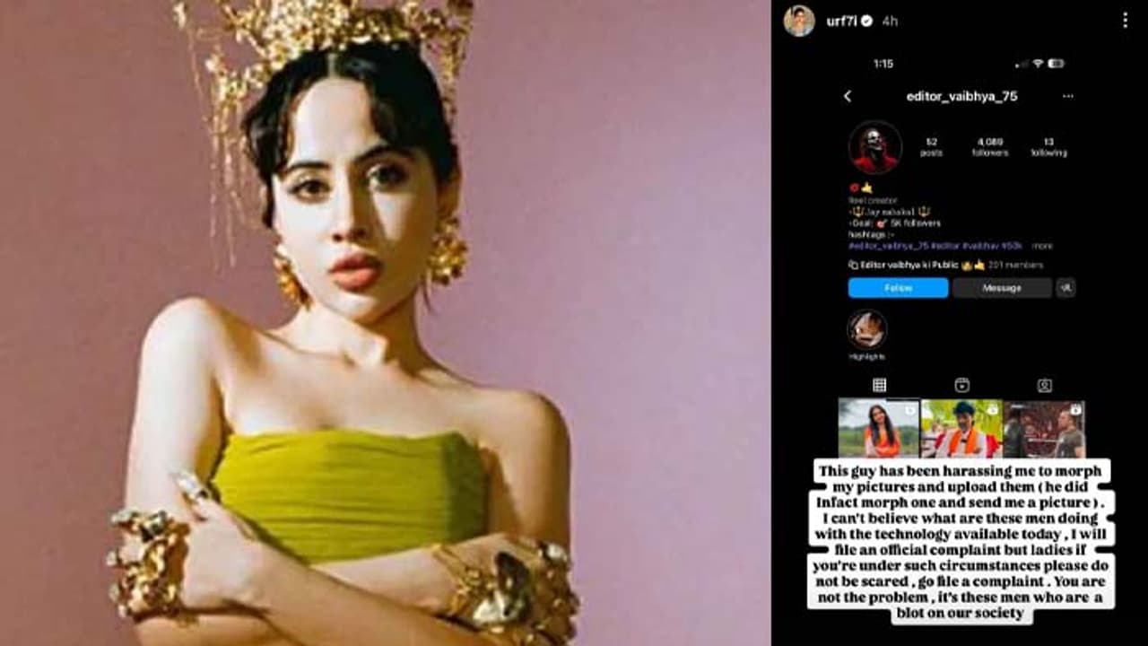 ‘He Morphed One Picture’: Urfi Javed Reacts Strongly to Online ...