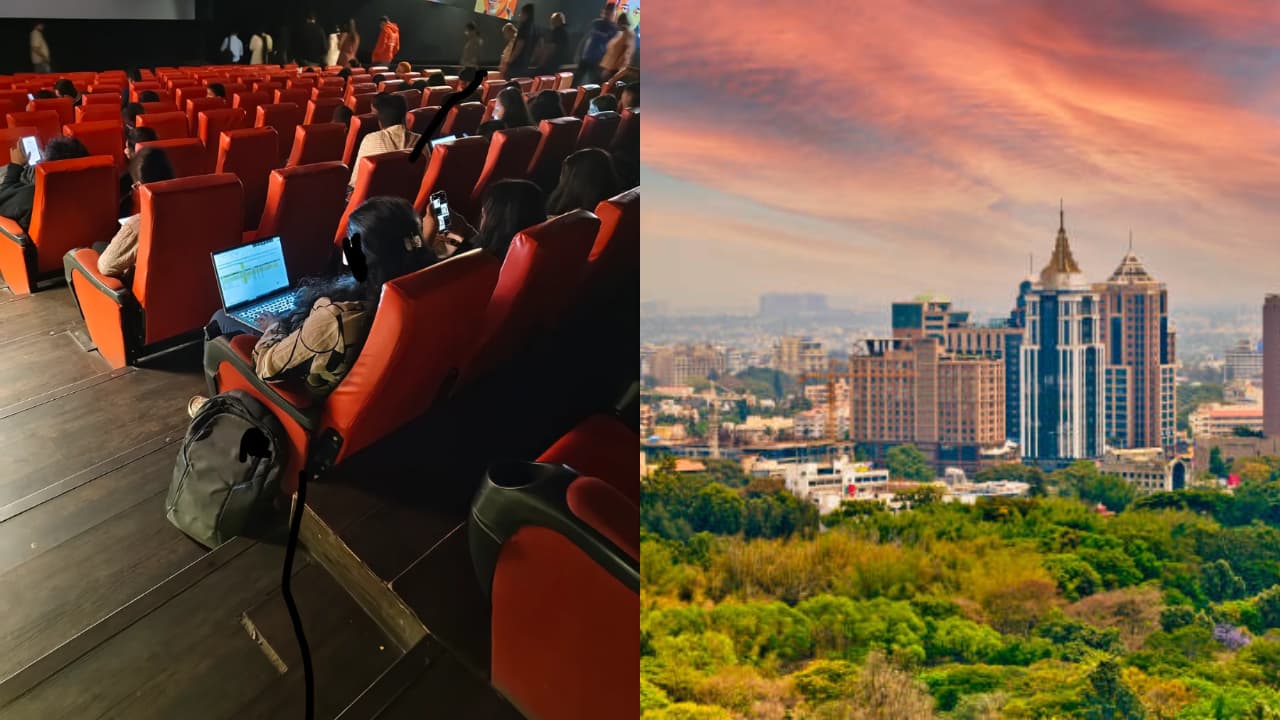 "Work From (Cinema) Hall": Bengaluru Woman on Laptop in Movie Theatre ...