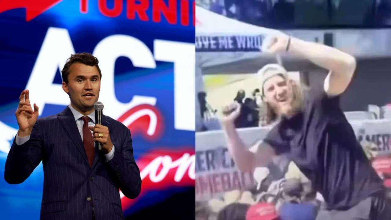 Charlie Kirk Assassination: Man Filmed Chanting 'USA' After Shooting ...