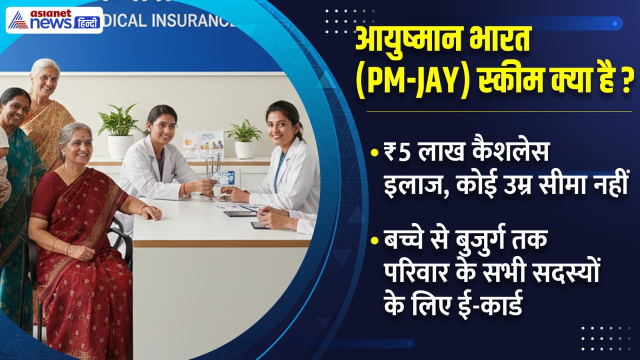 आयुष्मान भारत योजना: 5 लाख रुपए तक का कैशलेस इलाज, उम्र की कोई सीमा नहीं, कैसे बनाएं PM JAY ई ...