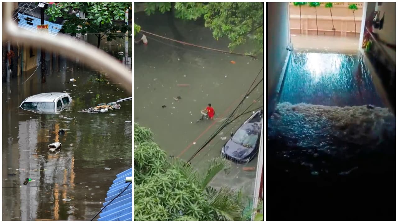 7 Dead As Heavy Rain Cripples Kolkata Ahead Of Durga Puja; Schools Shut ...