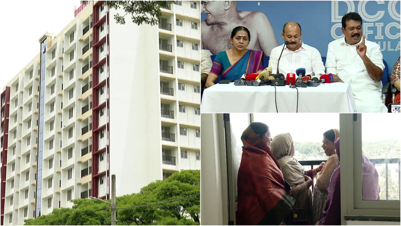 kochi thuruthy flat dispute Congress and CPMഫ്ലാറ്റ് ക്രെഡിറ്റ്‌ ആർക്ക് ...