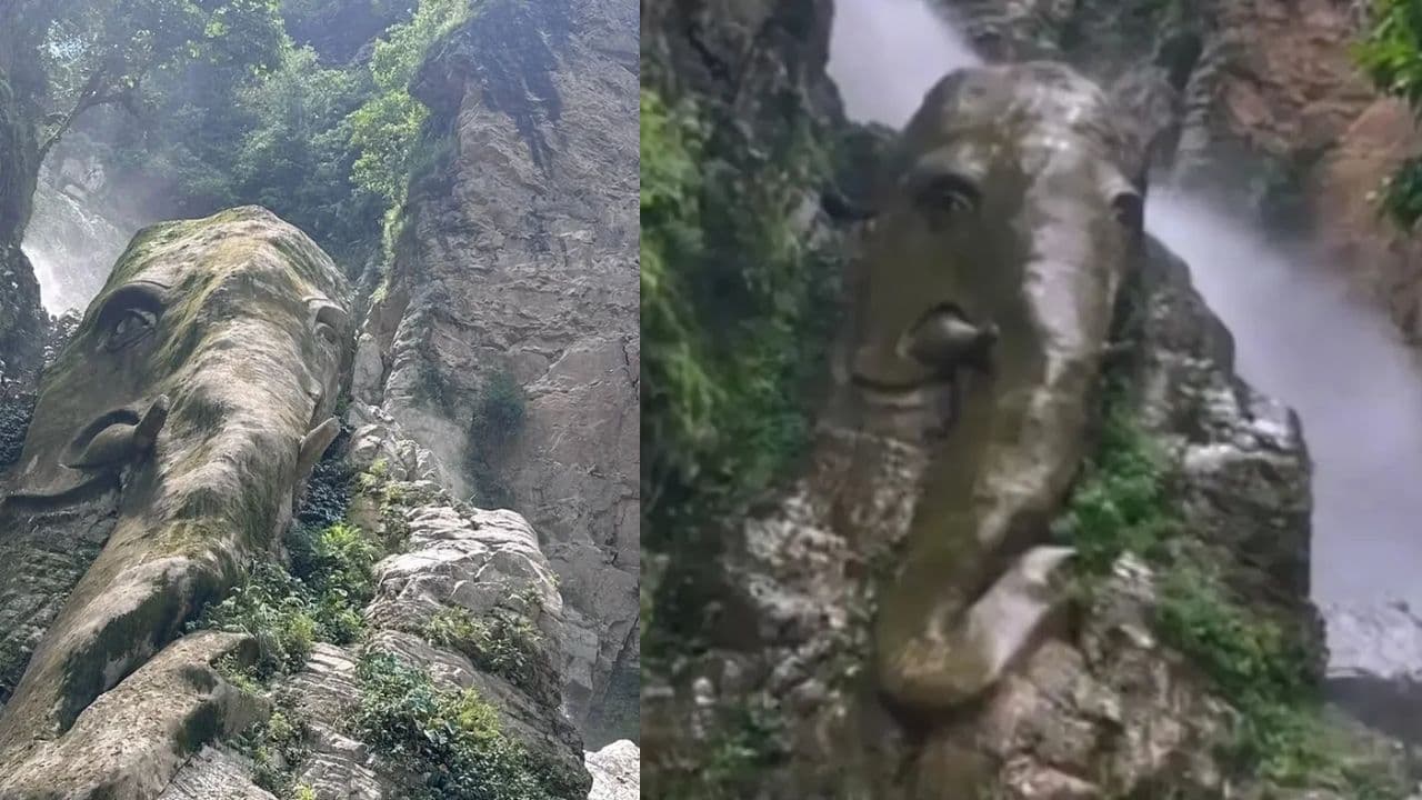 Elephant Rock Waterfall: तनहुं का अनोखा अजूबा, एक झलक में कहेंगे वाह ...