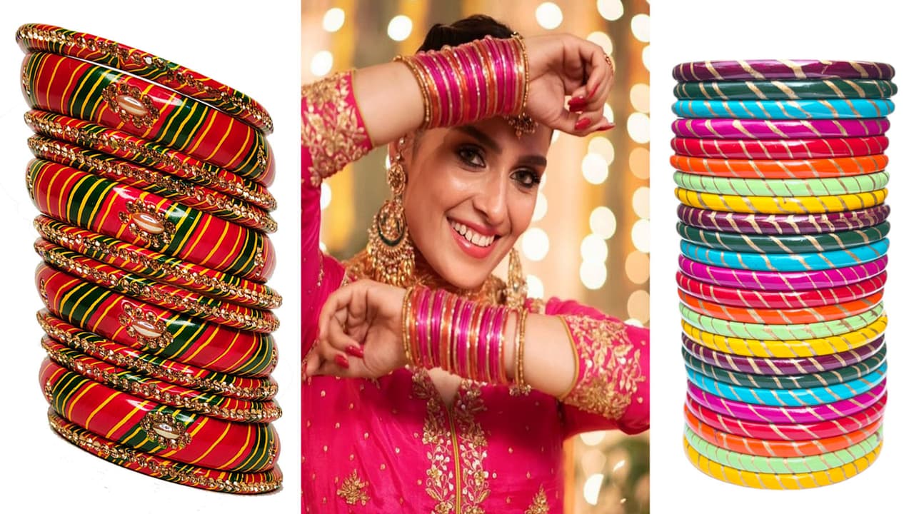 Lac Bangles Designs: बीवी को गिफ्ट दें हैंडमेड लाख बैंगल, 1K में लें ...