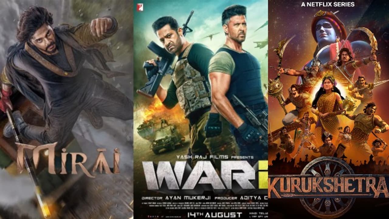OTT releases THIS Week: War 2 to Mirai; Movies/Series to stream THIS Week | Asianet Newsable