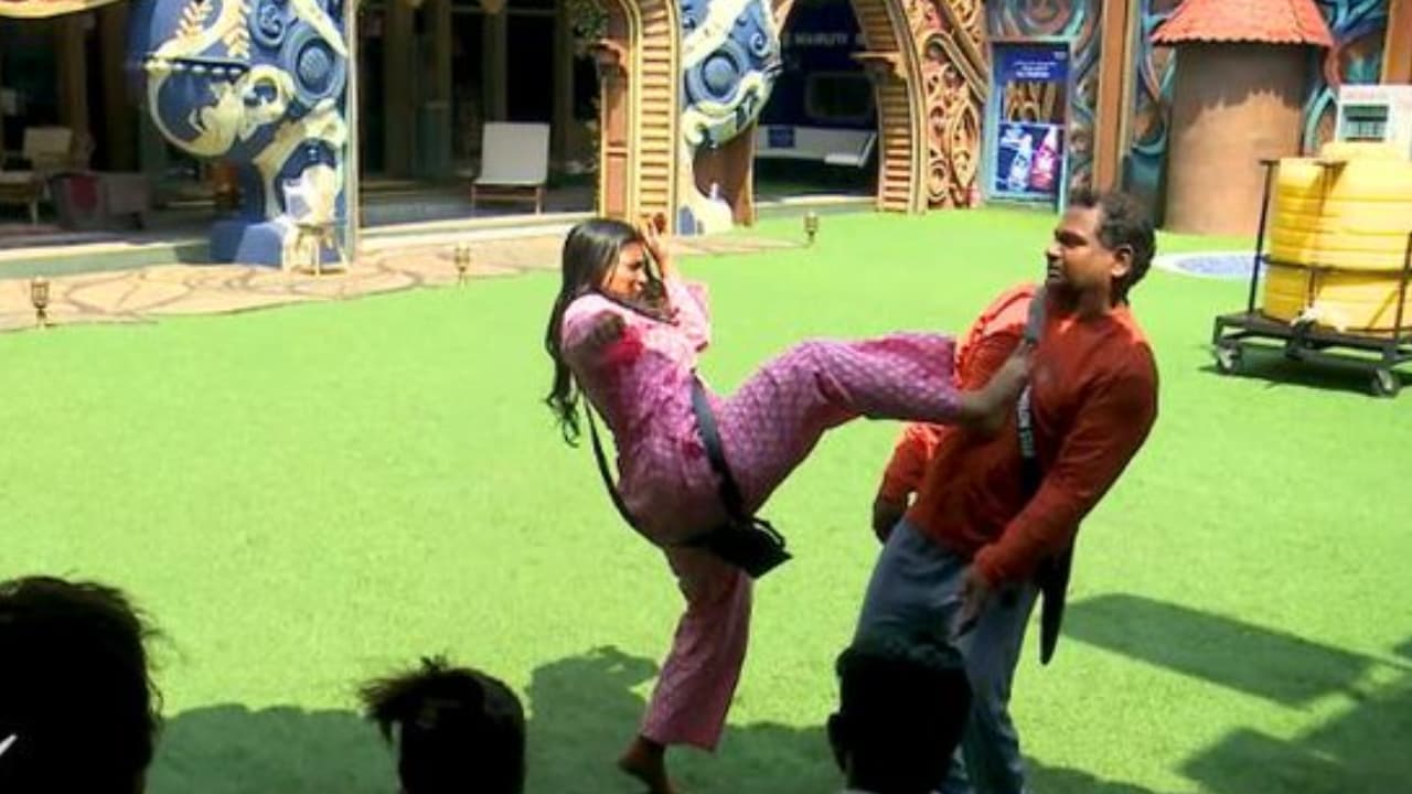 Bigg Boss Tamil Promo : தர்பூசணி திவாகரின் நெஞ்சிலேயே ஓங்கி ஒரே மிதி... பார்வதியின் செயலால் ...