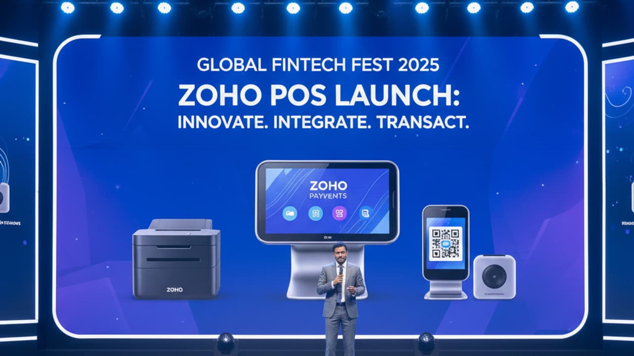 Zoho POS launches all-in-one smart POS devices at Global Fintech Fest ...