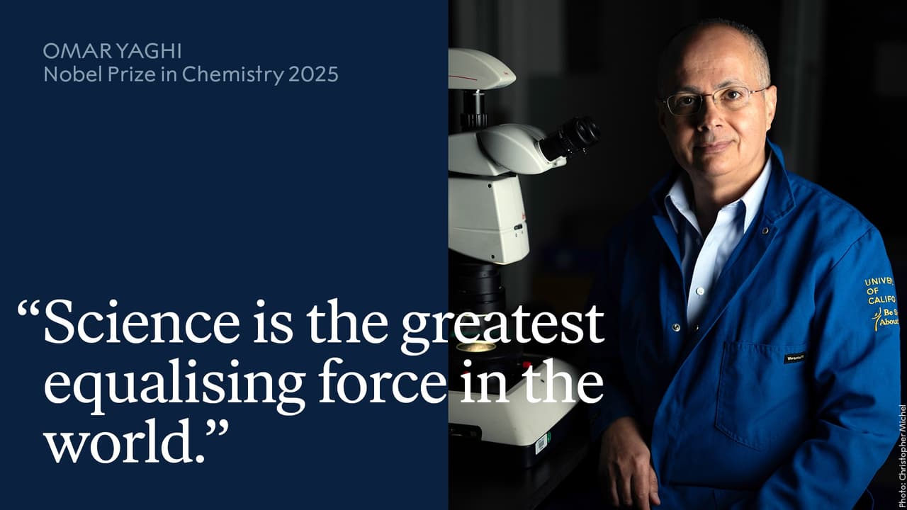 From Refugee Roots to Nobel Prize in Chemistry: Omar Yaghi Celebrates ...