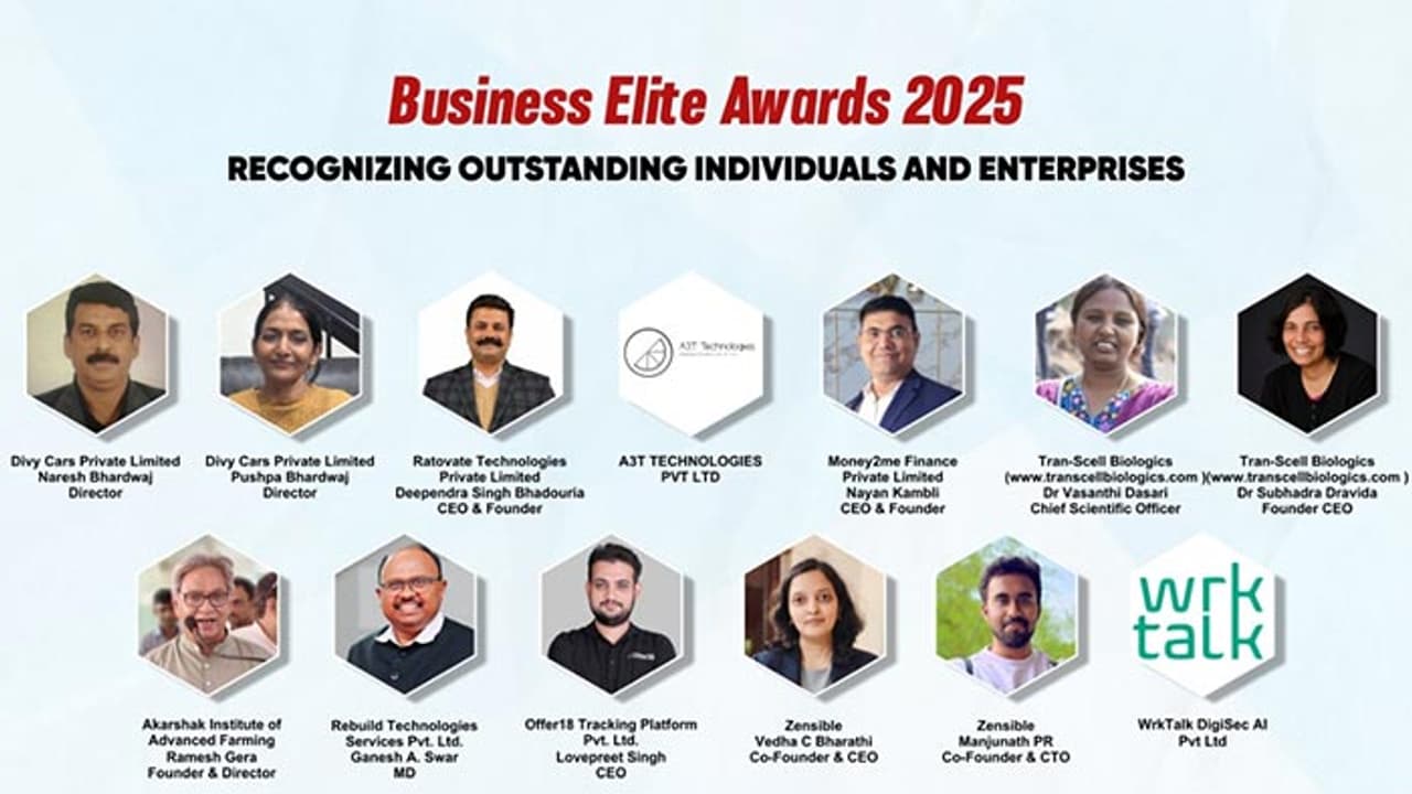 Business Elite Awards 2025 Recognizing Outstanding Individuals and ...