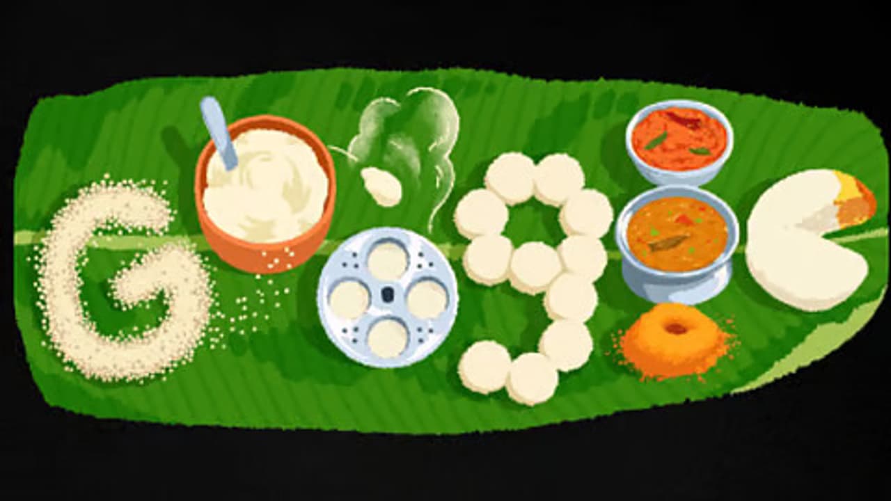 Google Doodle लाही इडलीच्या अविट चविची भूरळ, दाक्षिणात्य डिश केली ...